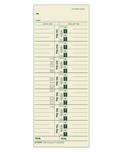 Time Cards - Business Forms - Forms & Records