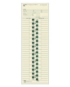 Time Cards - Business Forms - Forms & Records