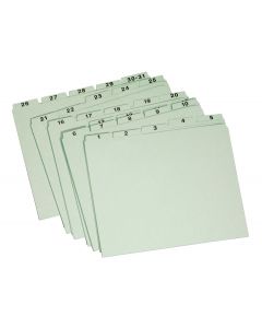Guides & Dividers - End Tab Filing - Filing