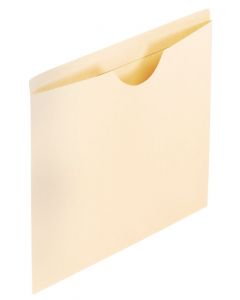 Manila Reinforced File Jackets, Letter size, Manila