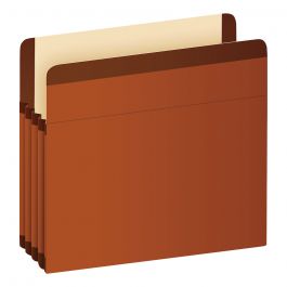 Pendaflex® Premium Reinforced File Pockets, Letter Size, Brown, 3.5 ...