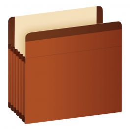 Pendaflex® Premium Reinforced File Pockets, Legal Size, Brown, 5.25 ...