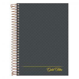 Ampad Gold Fibre Personal Notebook, 5" x 7", College Ruled, Gray Cover ...