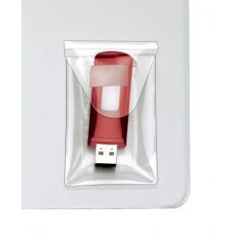 Cardinal HOLD IT USB Pockets, 6/BG,Clear