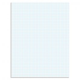 Ampad Graph Pad, 8-1/2" x 11", Graph Rule (5 x 5), 50 Sheets