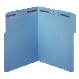 Pendaflex Fastener Folders, Blue, 2-fastener, Letter, 1/3 Tab, 50/BX