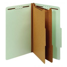 Pendaflex Classification Folders, 100% Recycled, 2 Dividers, Embedded ...