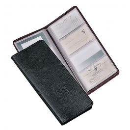 Cardinal Sewn 96 Card File, Black