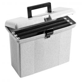 Pendaflex Portable File Box, Granite, 11" H x 14" W x 6-1/2" D