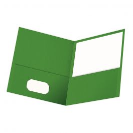 Oxford Twin Pocket Folder, Letter Size, Green