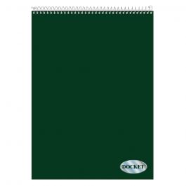 TOPS Docket Writing Pad, 8-1/2" x 11-3/4", Wirebound with Cover, Legal ...