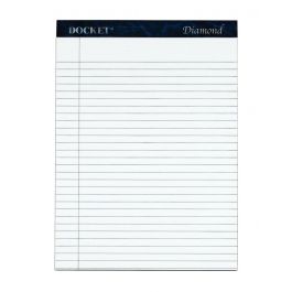 TOPS Docket Diamond Premium Stationery Tablet, 8-1/2" x 11-3/4 ...