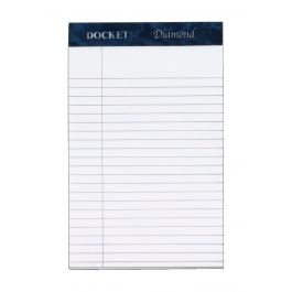 TOPS Docket Diamond Premium Stationery Tablet, 5" x 8", Perforated ...