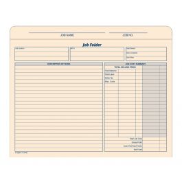 Adams Job Folder, 20/PK