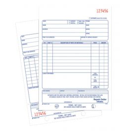 Adams Repair Order Book, 2-Part, 50 SH/BK