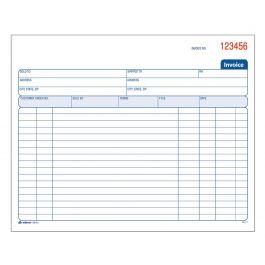 Adams Invoice Book, 2-Part, Carbonless, 50 ST/BK