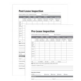 Adams Pre-Lease & Post-Lease Inspections, Forms and Instructions