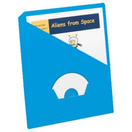 Pendaflex Slash Pocket Project Folders, Blue