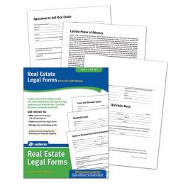 Adams Real Estate Legal Forms Kit, Forms and Instructions