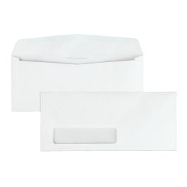 #10 Single Window Envelope with Embossed Ridges and a Gummed Closure ...