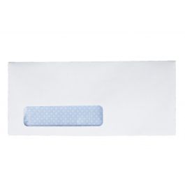 #10 Single Window Security Tinted Envelopes with a Gummed Closure for ...