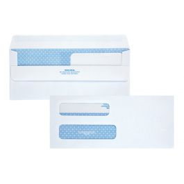#8 5/8 Double Window Security Tinted Check Envelopes with a Gummed ...