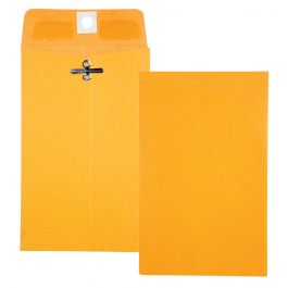 4 x 6-3/8 Clasp Envelopes with Deeply Gummed Flaps for Permanent Secure ...