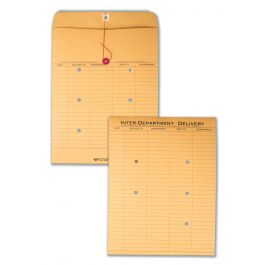 10 x 13 Inter-Departmental Envelopes with String & Button Closure for ...