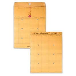 10 x 13 Inter-Departmental Envelopes with String & Button Closure for ...