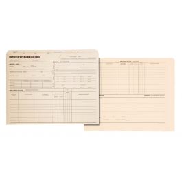 9-1/2 x 11-3/4 Personnel Jackets for Storing and Filing HR Records, 11 ...