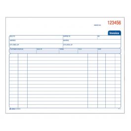 Adams Invoice Book, Spiral, 2-Part Carbonless, 50 ST/BK