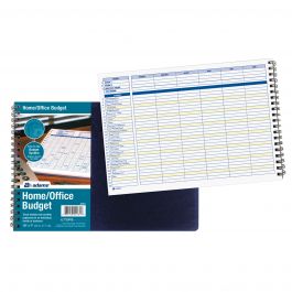 Adams Adams Home/Office Budget Book, Weekly/Monthly Format, Spiral, 7 ...