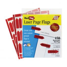Redi-Tag® Printable Arrow Flags, Red, 450/Pack