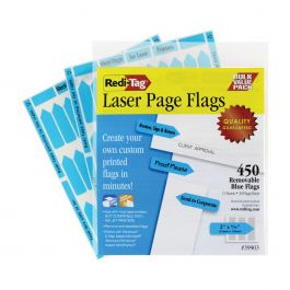 Redi-Tag® Printable Arrow Flags, Blue, 450/Pack