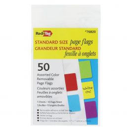 Redi-Tag® Write-On Flags, 5 Colors, 50/Pack
