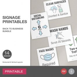 Adams® Back-to-Business Signage Bundle