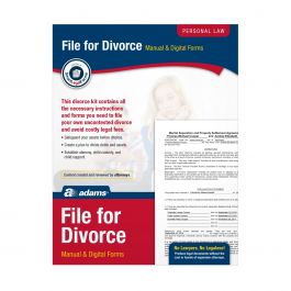 Adams Divorce Kit, Forms and Instructions