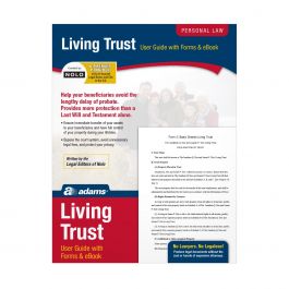 Adams Living Trust Kit, Forms and Instructions