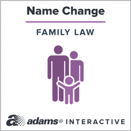 TX Adult Name Change Custom Online Legal Form