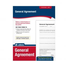 Adams General Agreement, Forms and Instructions