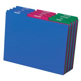Pendaflex Poly File Guide Sets, Letter size, Assorted