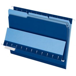 Pendaflex Interior File Folders, Letter size, Navy