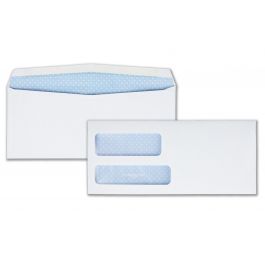 #8-5/8 Double Window Security Tinted Check Envelopes with a Gummed ...