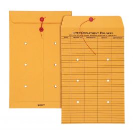 10 x 15 Inter-Departmental Envelopes with String & Button Closure for ...