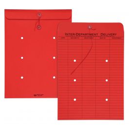 10 x 13 Inter-Departmental Envelopes with String & Button Closure for ...