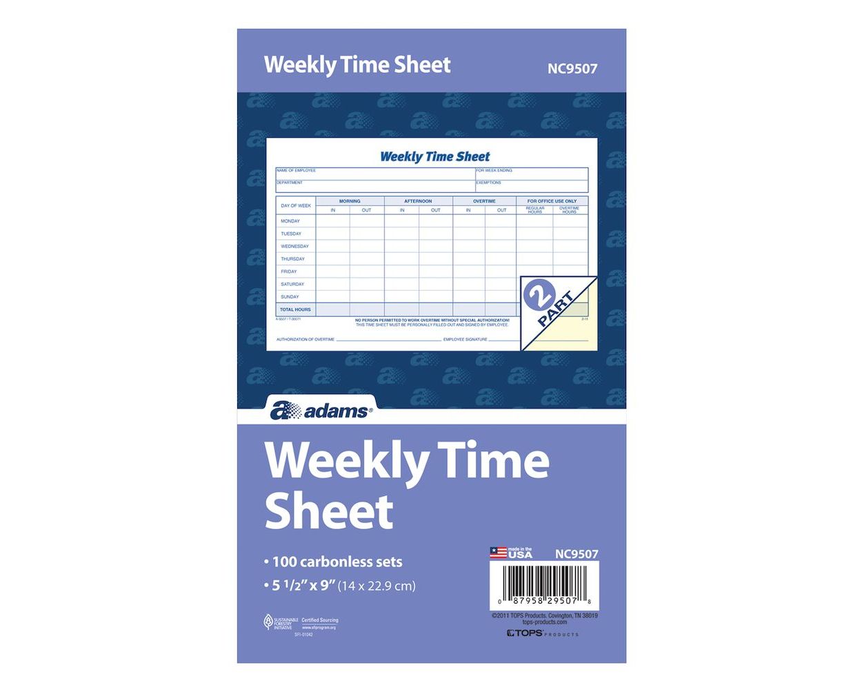 Weekly Employee Time Sheet
