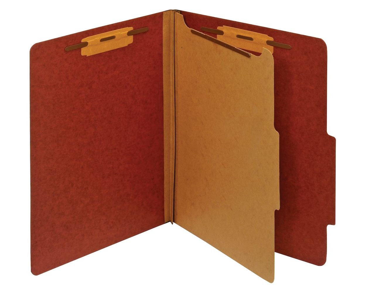 Pendaflex Classification Folders, Standard, 1 Divider, Bonded Fasteners ...