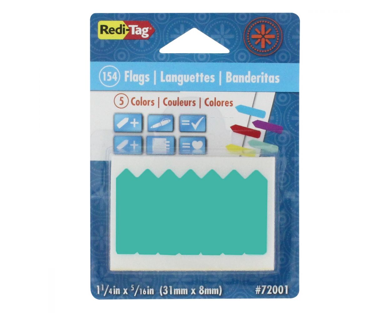 Redi-Tag® Arrow Flags in Assorted Colors, 154/Pack